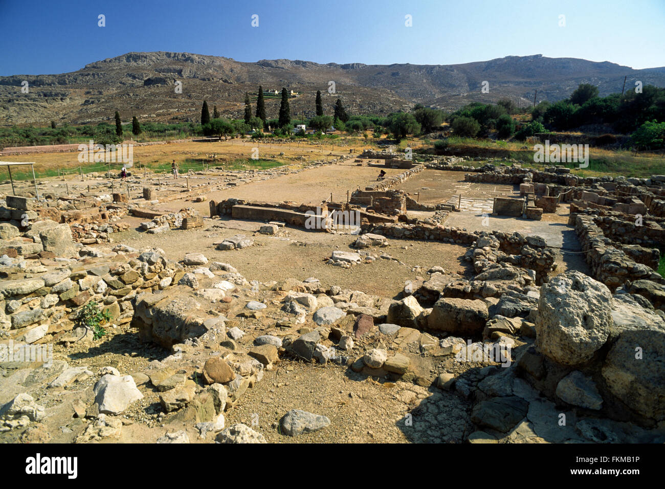 Greece, Crete, Zakros, ancient Minoan Palace Stock Photo - Alamy