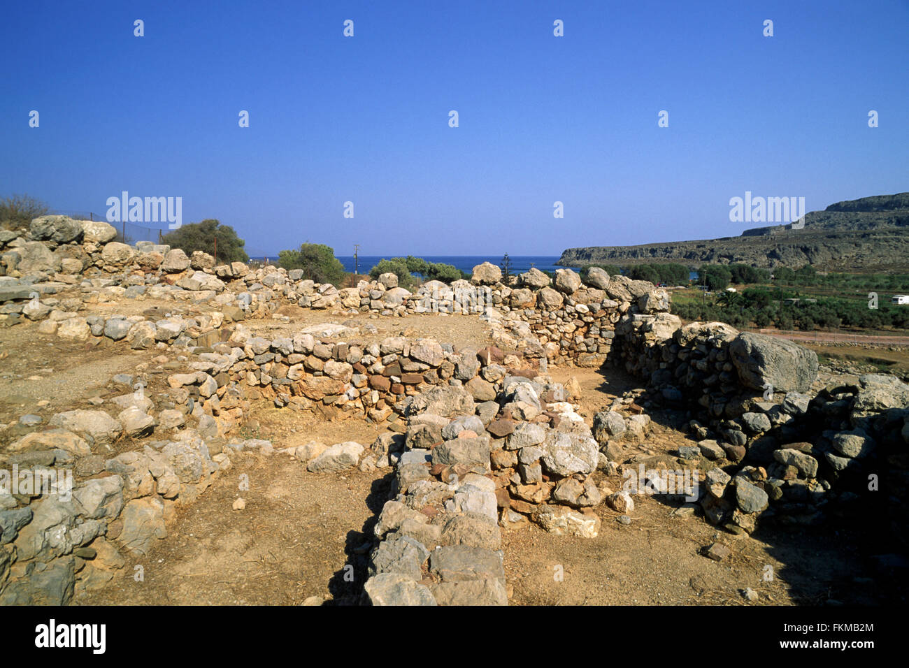 Greece, Crete, Zakros, ancient Minoan Palace Stock Photo - Alamy