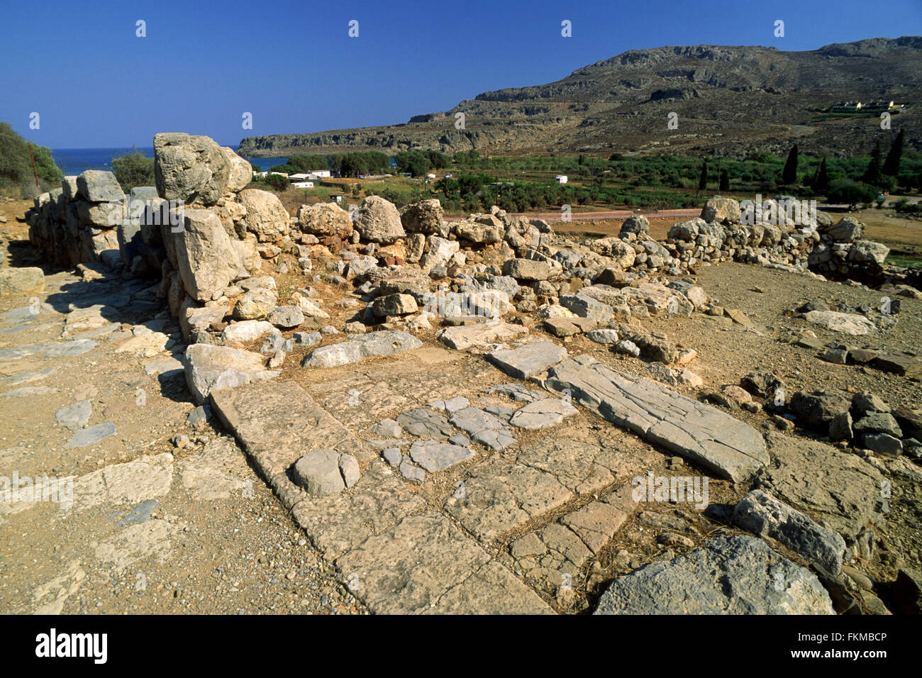 Greece, Crete, Zakros, ancient Minoan Palace Stock Photo - Alamy