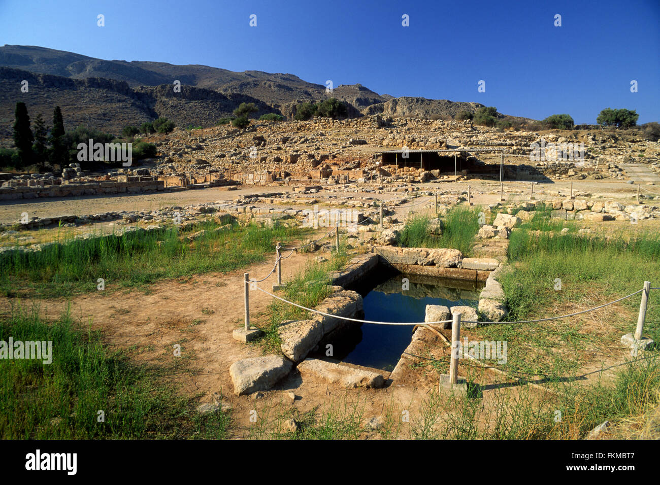 Greece, Crete, Zakros, ancient Minoan Palace Stock Photo - Alamy