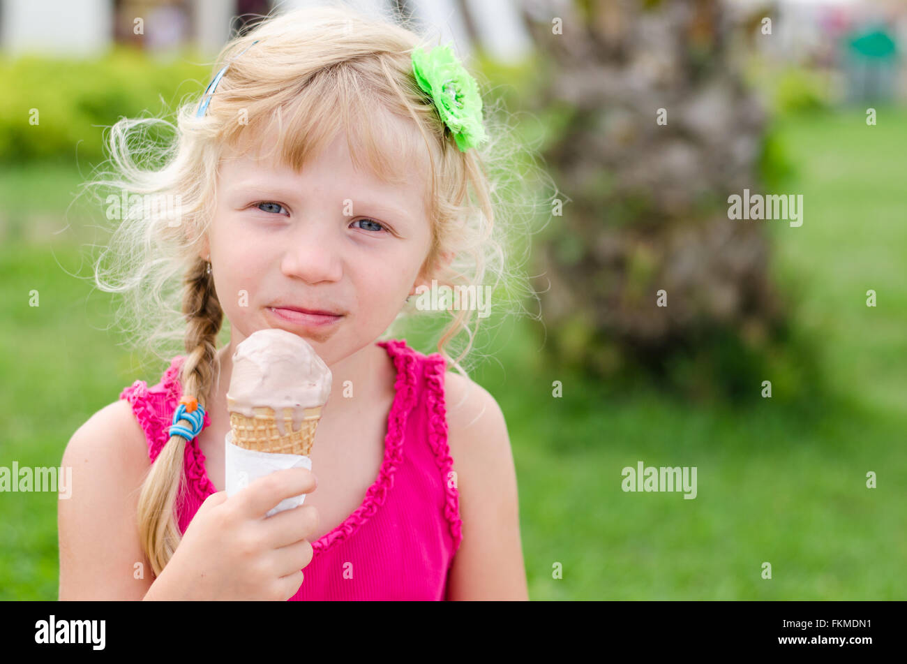 Caucasian girl licking hi-res stock photography and images - Alamy