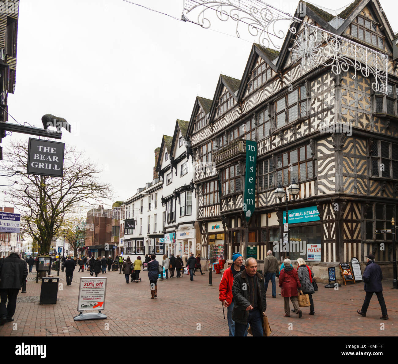 The Ancient High House Stafford England GB UK Stock Photo - Alamy
