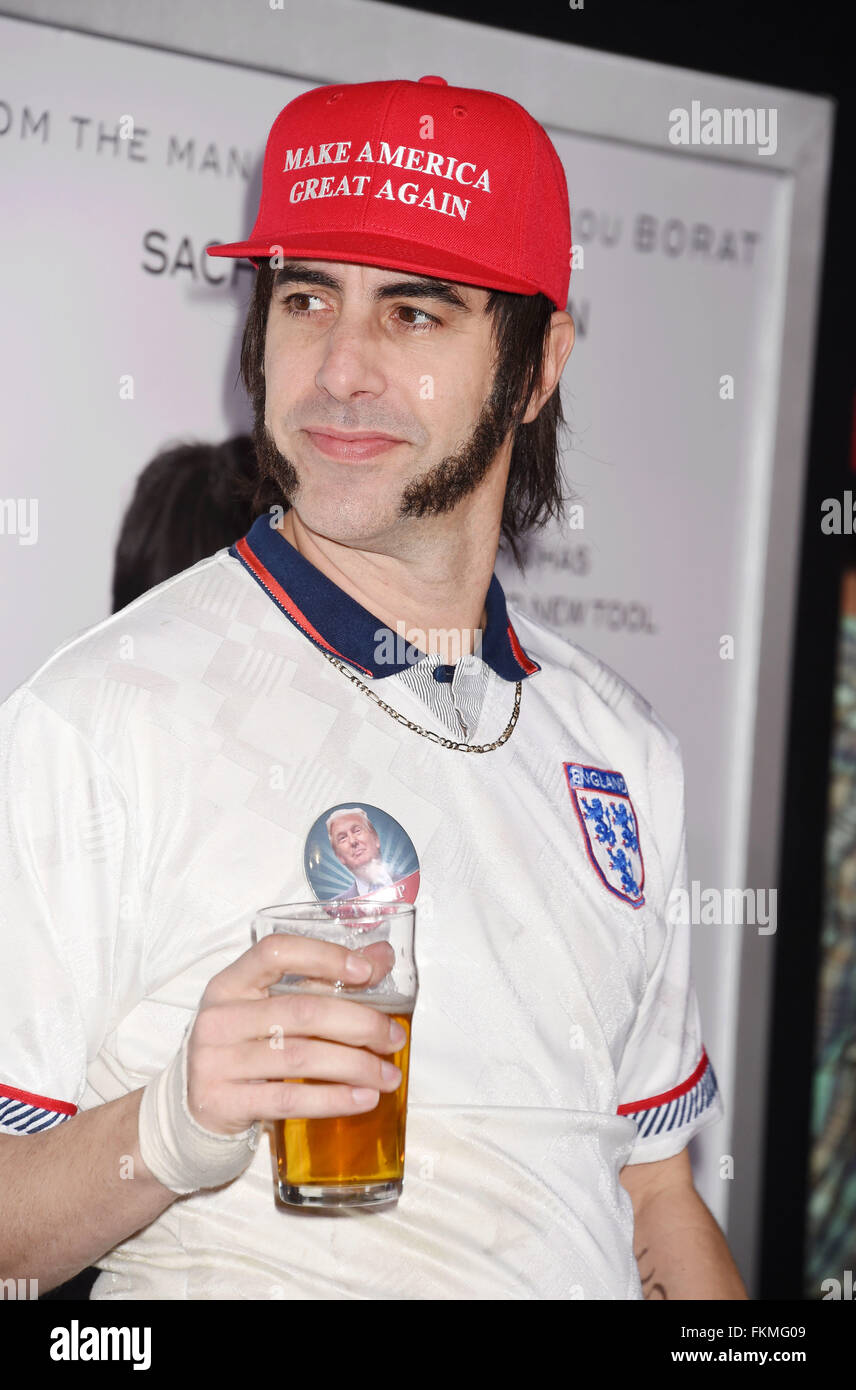 SACHA BARON COHEN English film actor and screenwriter in March 2016 ...
