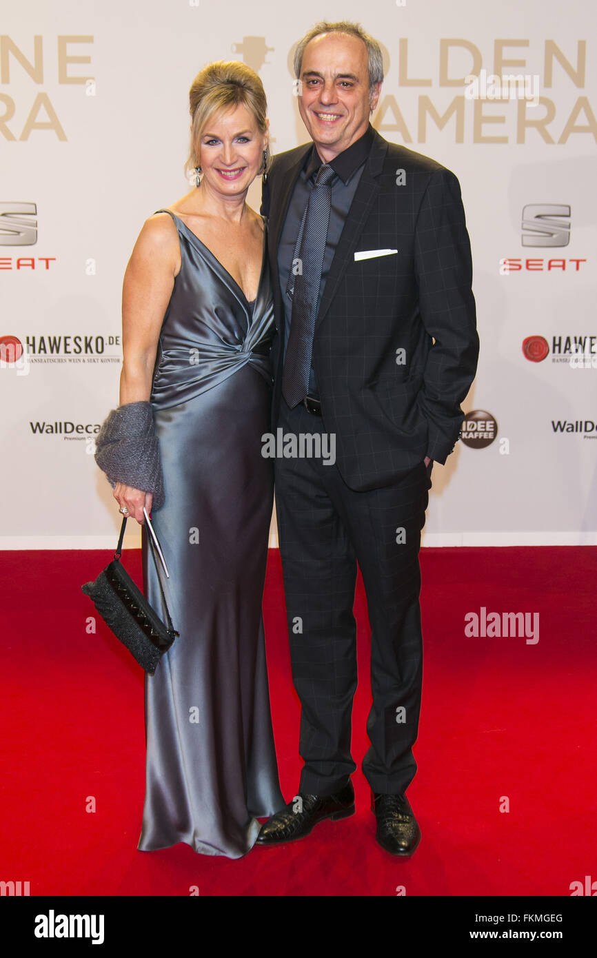Celebrities attending the "Goldene Kamera 2016" in Hamburg Featuring ...