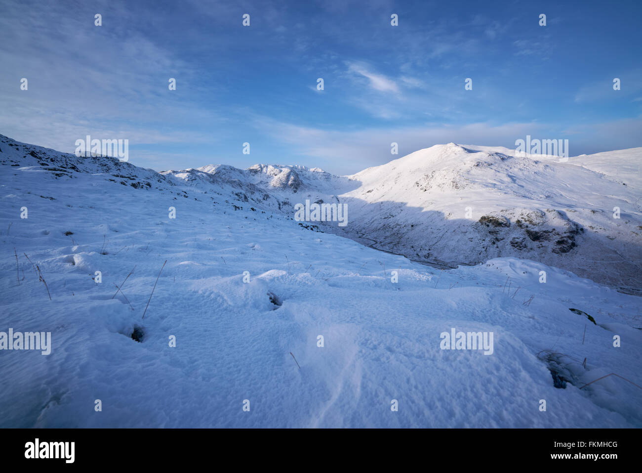 Hart Crag, Fairfield with St Sunday Crag on the Right from Hartsop ...