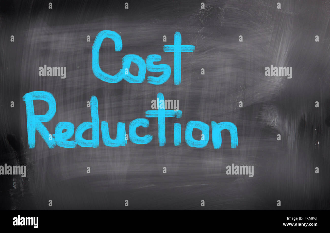 Cost Reduction Concept Stock Photo - Alamy
