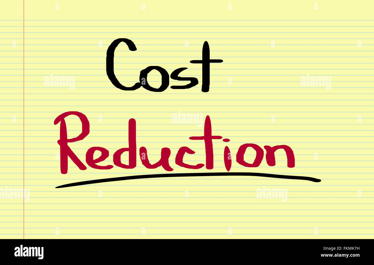 Cost Reduction Concept Stock Photo - Alamy