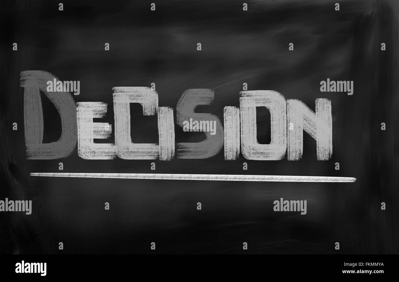 Decision making process Black and White Stock Photos & Images - Alamy