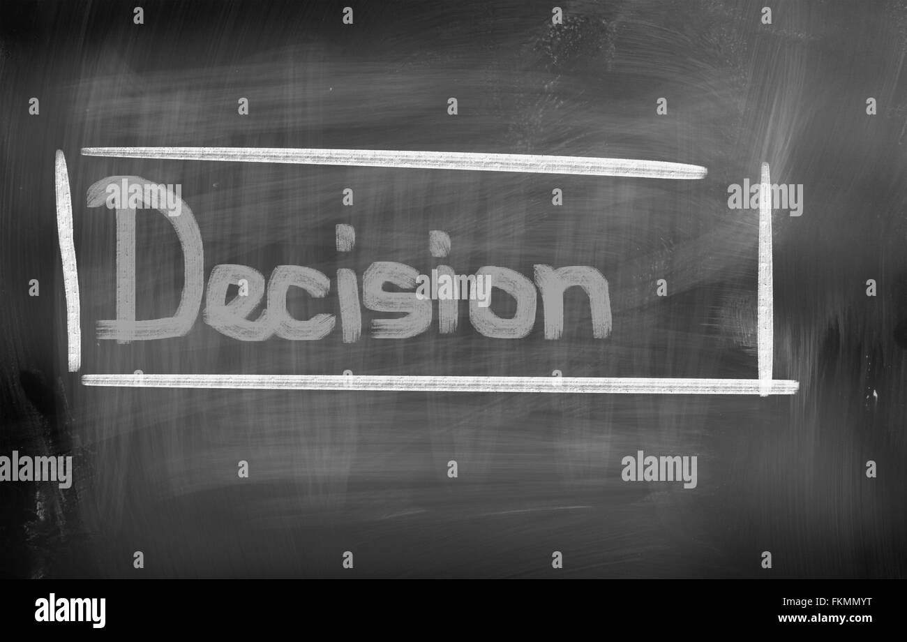 Decision making process Black and White Stock Photos & Images - Alamy