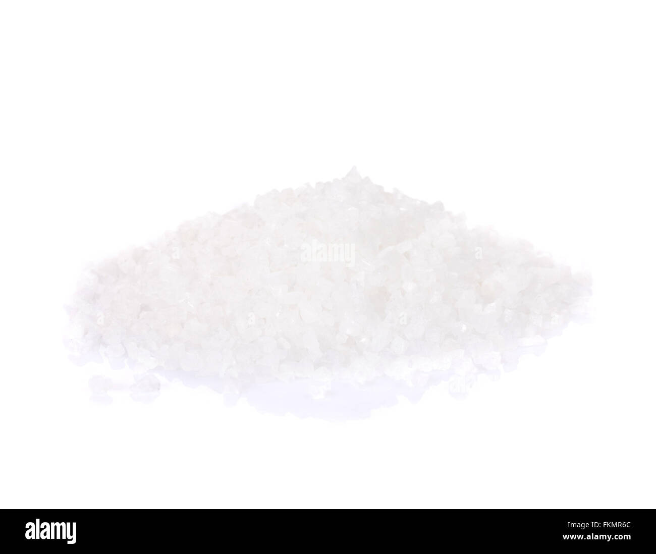 Salt. Isolated on white background Stock Photo - Alamy