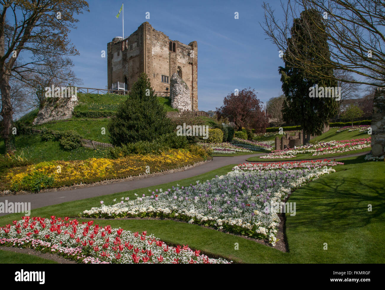 Guildford castle gardens surrey uk hi-res stock photography and images ...