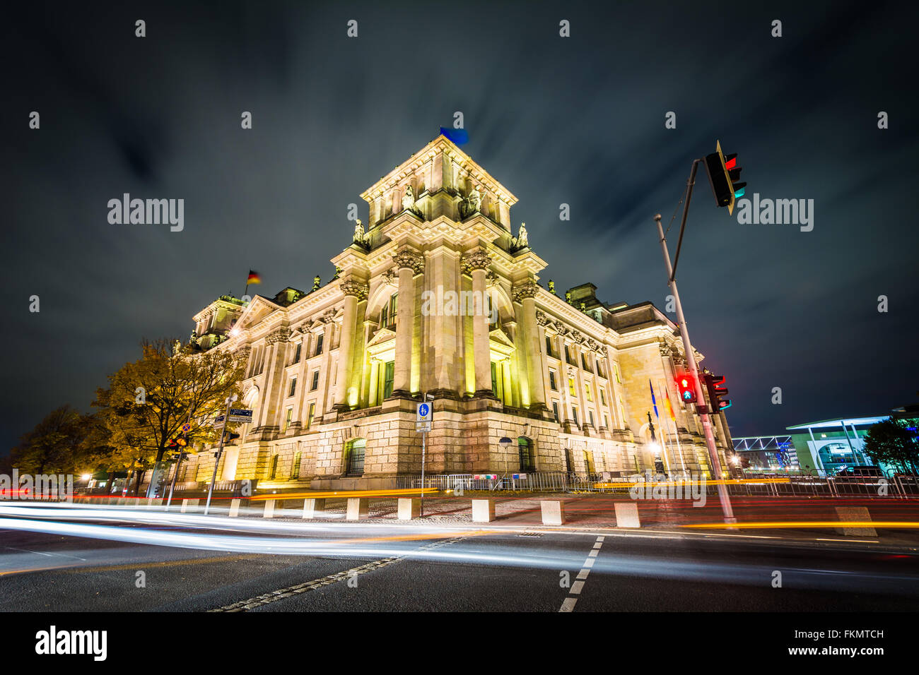 The Reichstag Building at night, in Berlin, Germany Stock Photo - Alamy