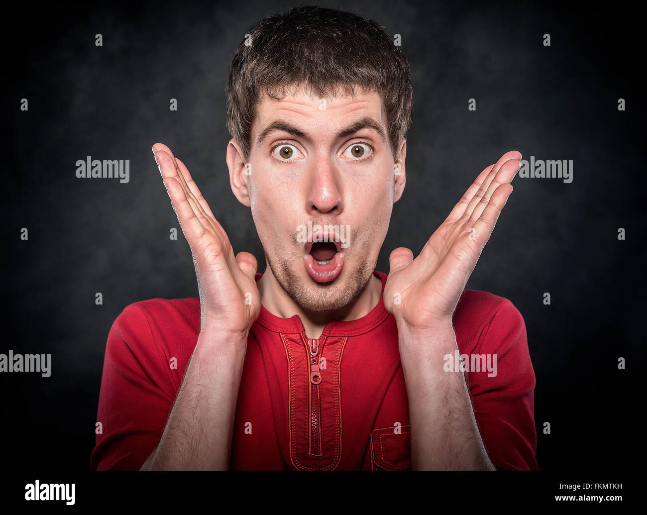 Excited young man Stock Photo - Alamy Excited young man Stock Photo - Alamy