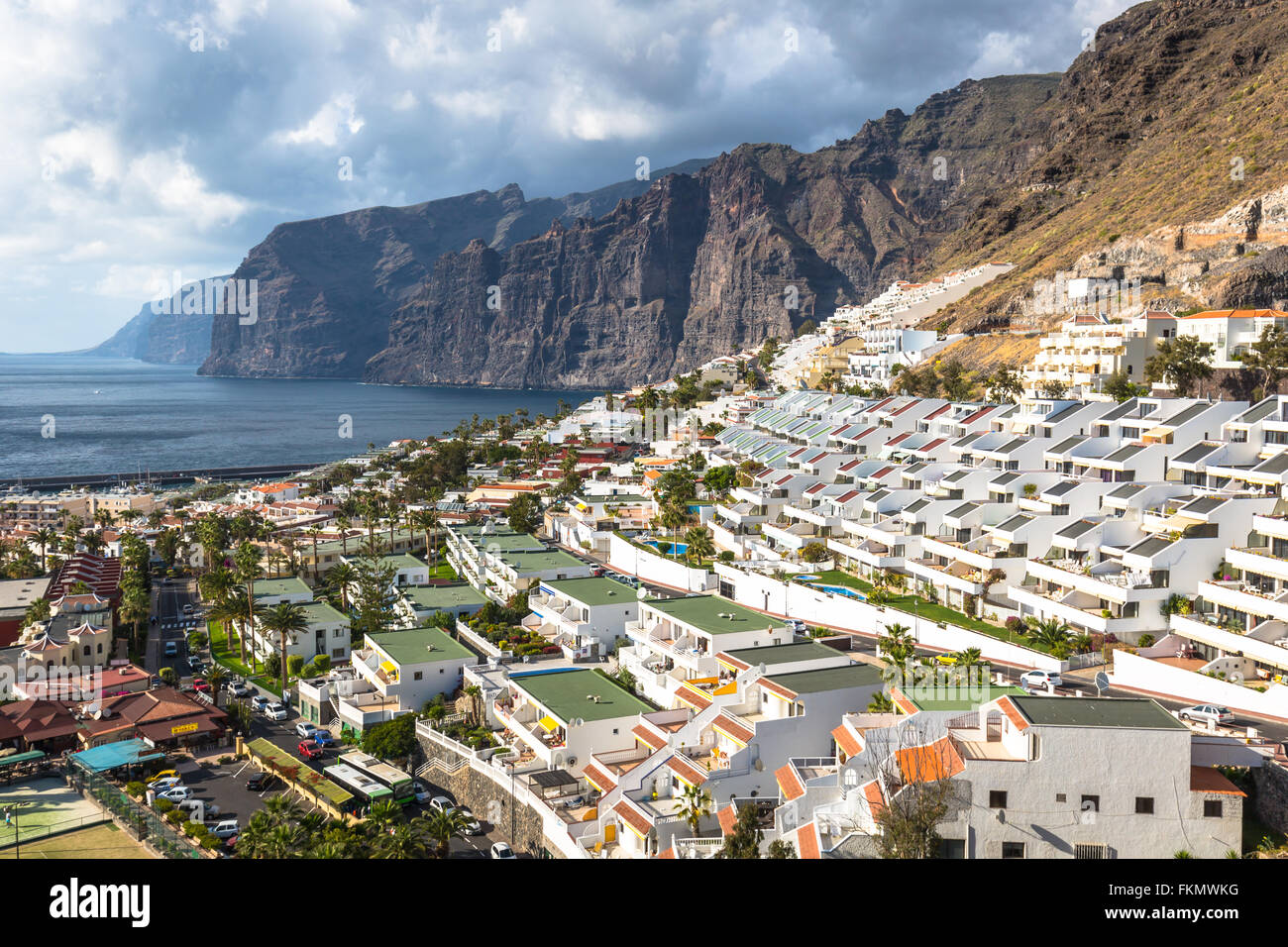 City of Los Gigantes in Tenerife, Canary Islands, Spain Stock Photo - Alamy