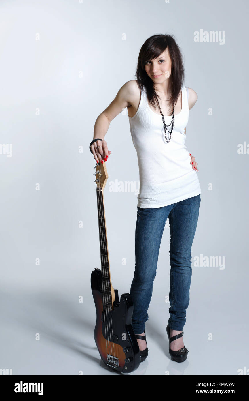 Hot girl guitar hi-res stock photography and images - Alamy