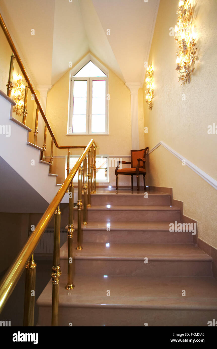 Beautiful lobby interior staircase in hi-res stock photography and ...