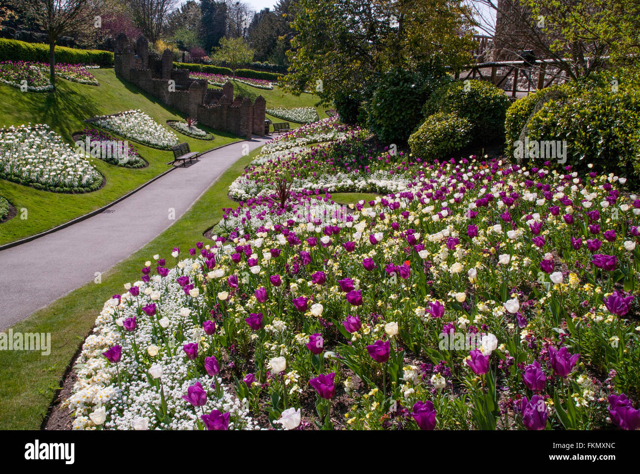 Guildford Castle Grounds ,Surrey England Stock Photo - Alamy