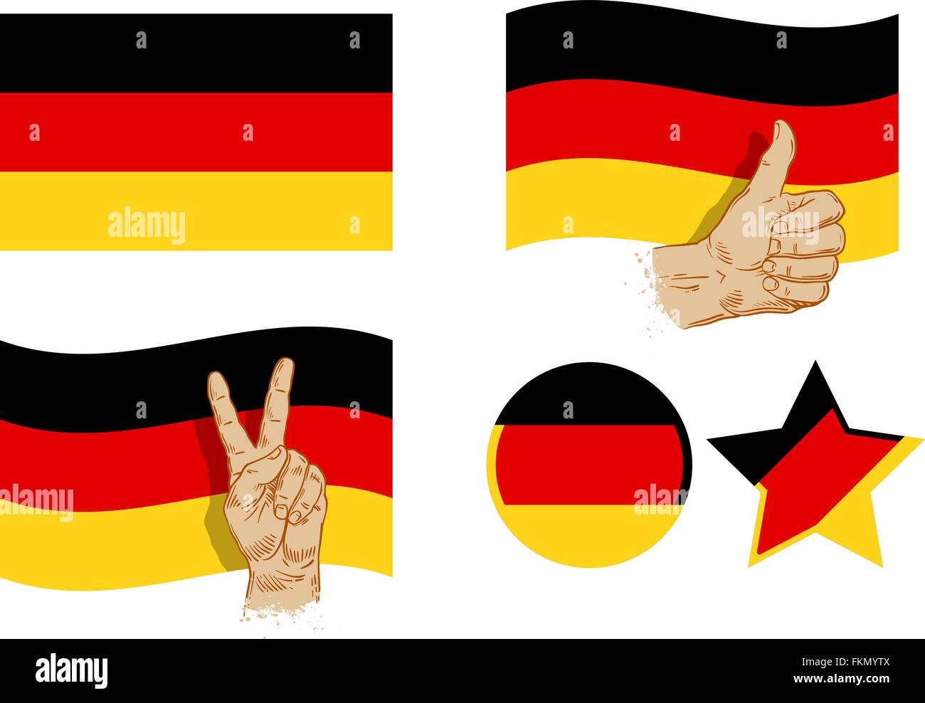 flag Germany. vector illustration Stock Vector Image & Art - Alamy