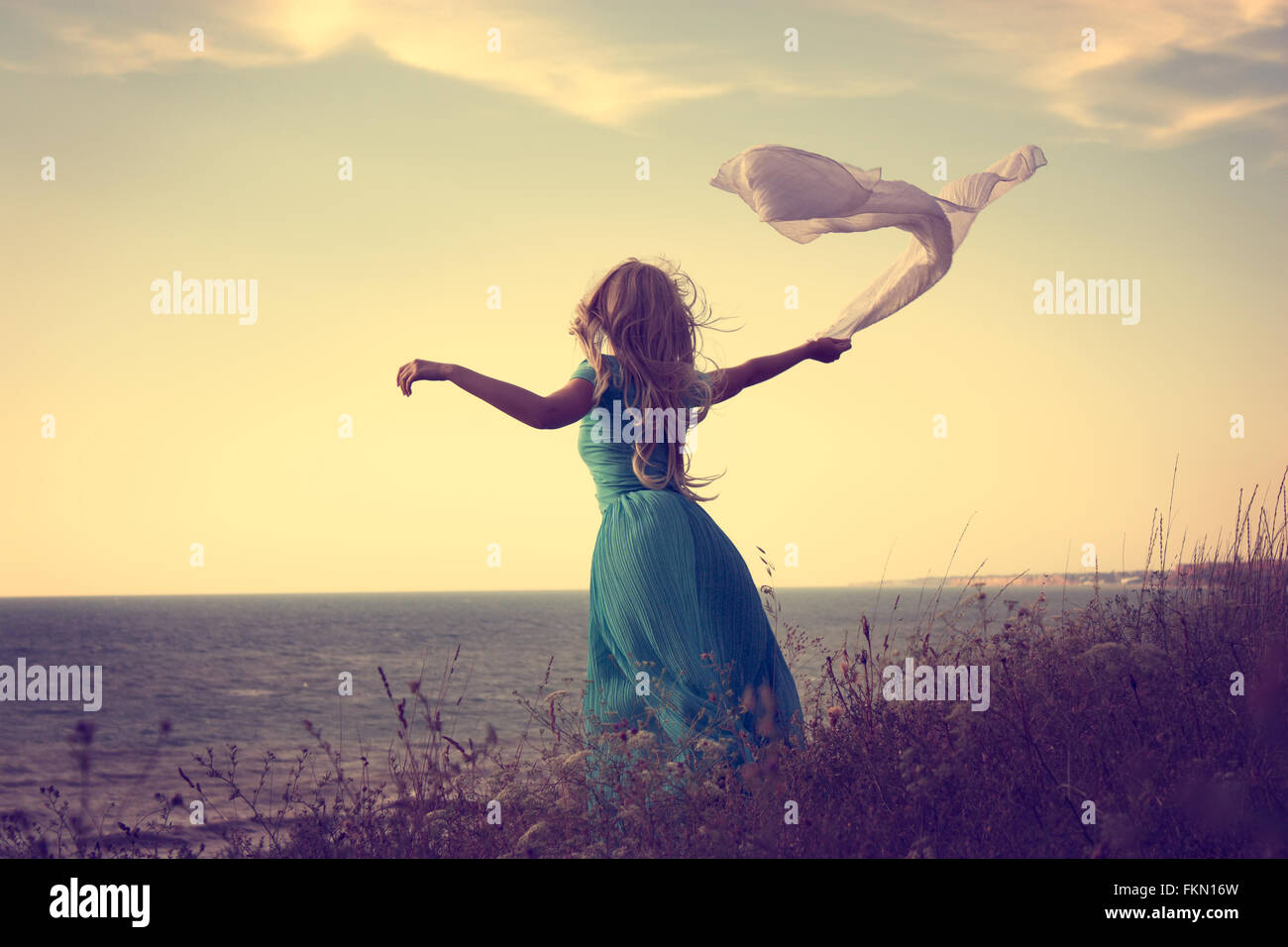 Fabric wind dance hi-res stock photography and images - Alamy