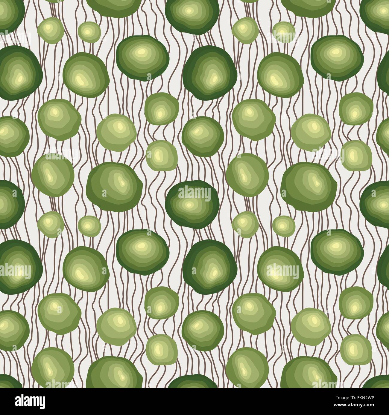 Vector seamless pattern with curves gradient spots or blotches Stock ...