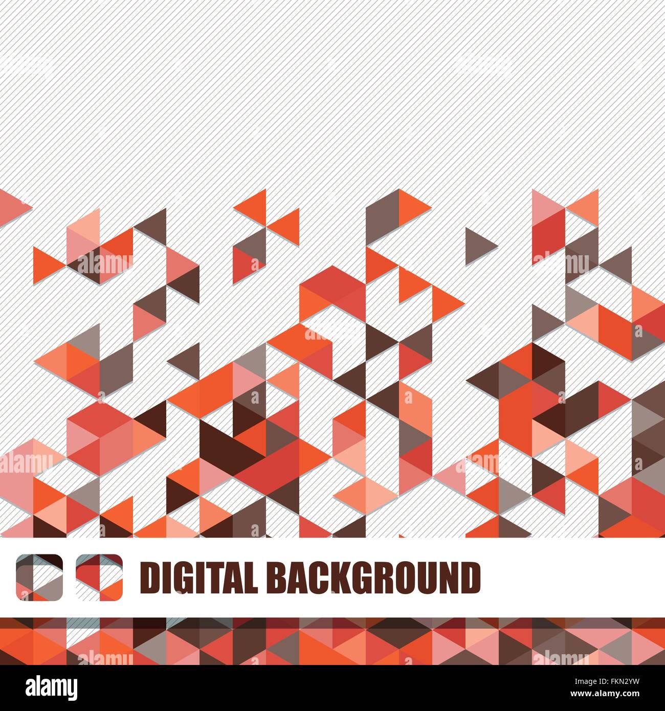 Vector background of different color triangles Stock Vector Image & Art ...