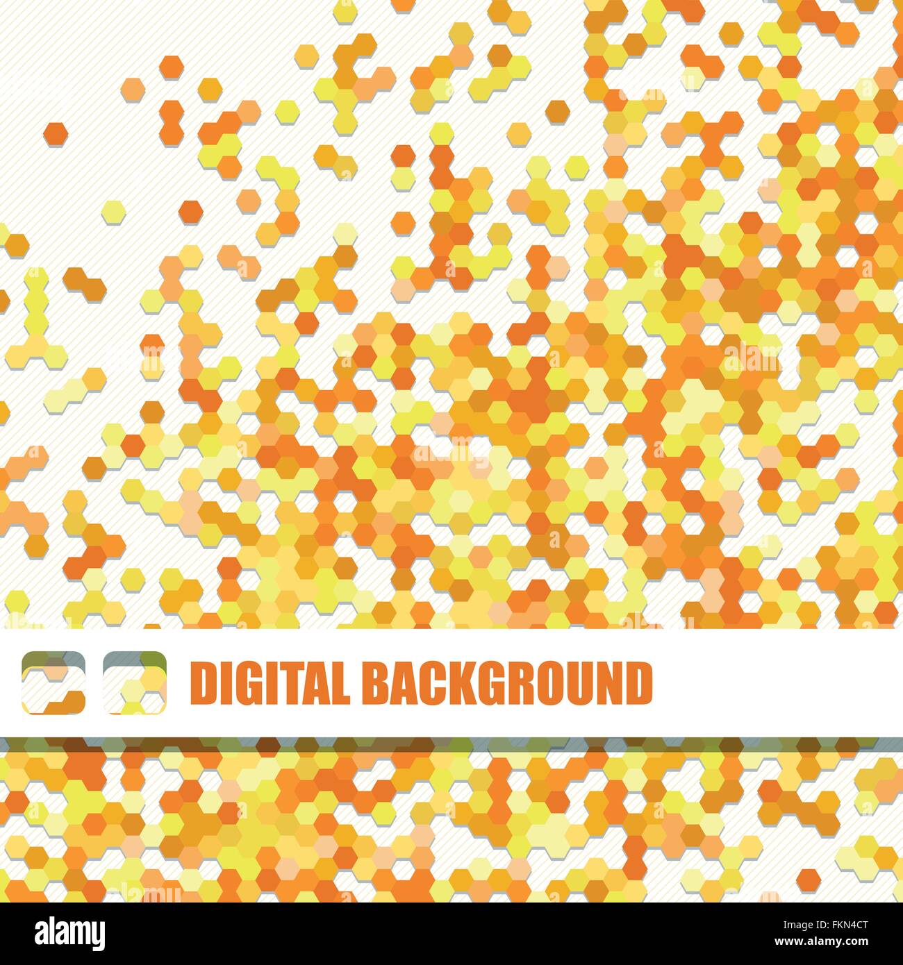 Vector background of different color hexagons Stock Vector Image & Art ...