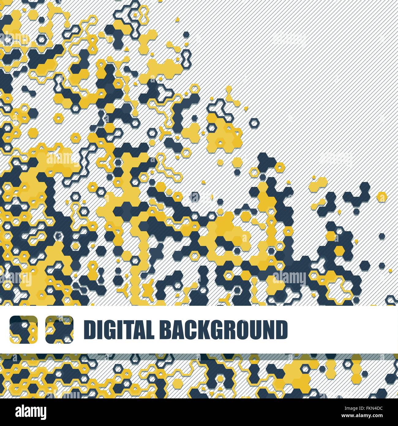 Vector background of different color hexagons Stock Vector Image & Art ...