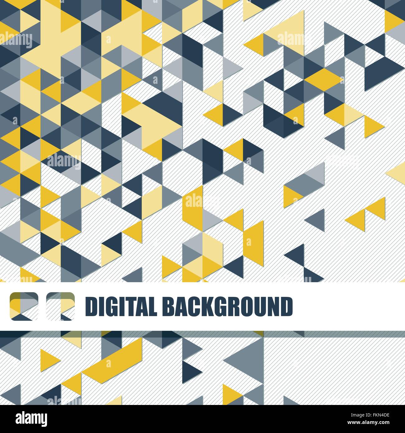 Vector background of different color triangles Stock Vector Image & Art ...