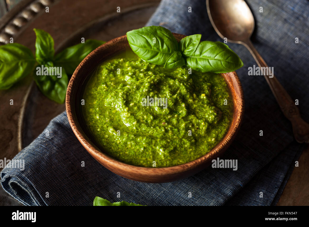 Ingredients pesto sauce traditional hi-res stock photography and images ...