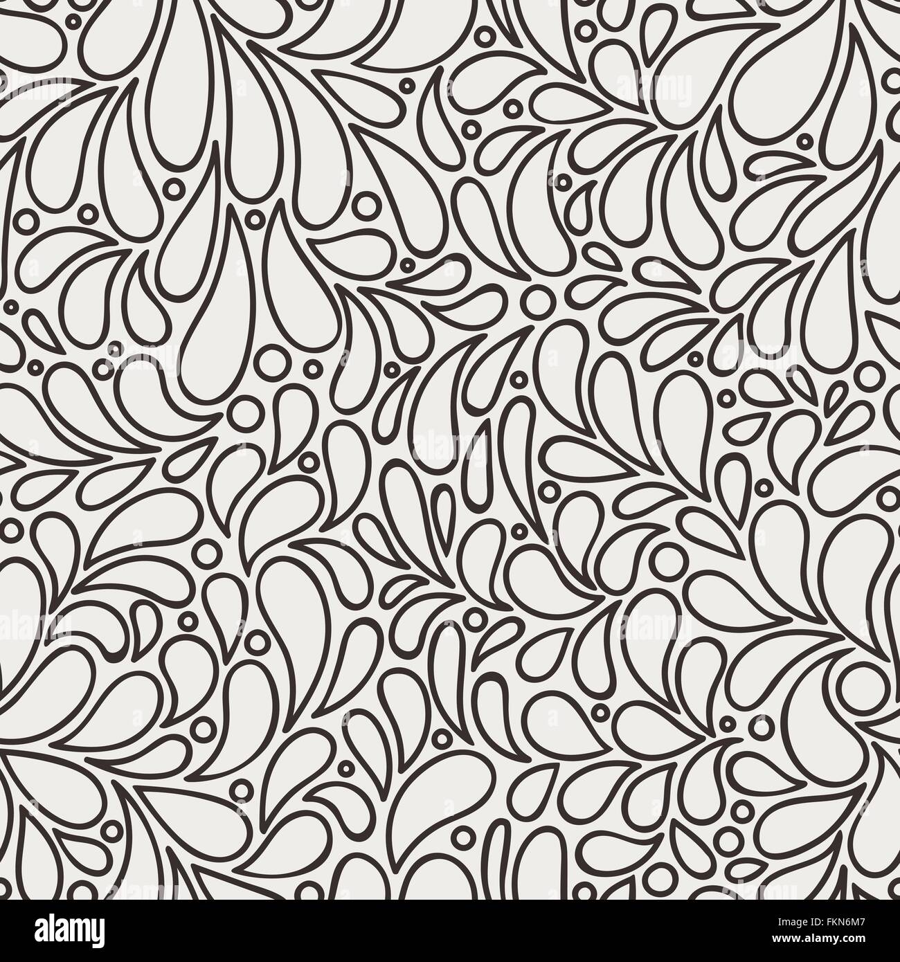 Vector seamless pattern of stylized petals Stock Vector Image & Art - Alamy