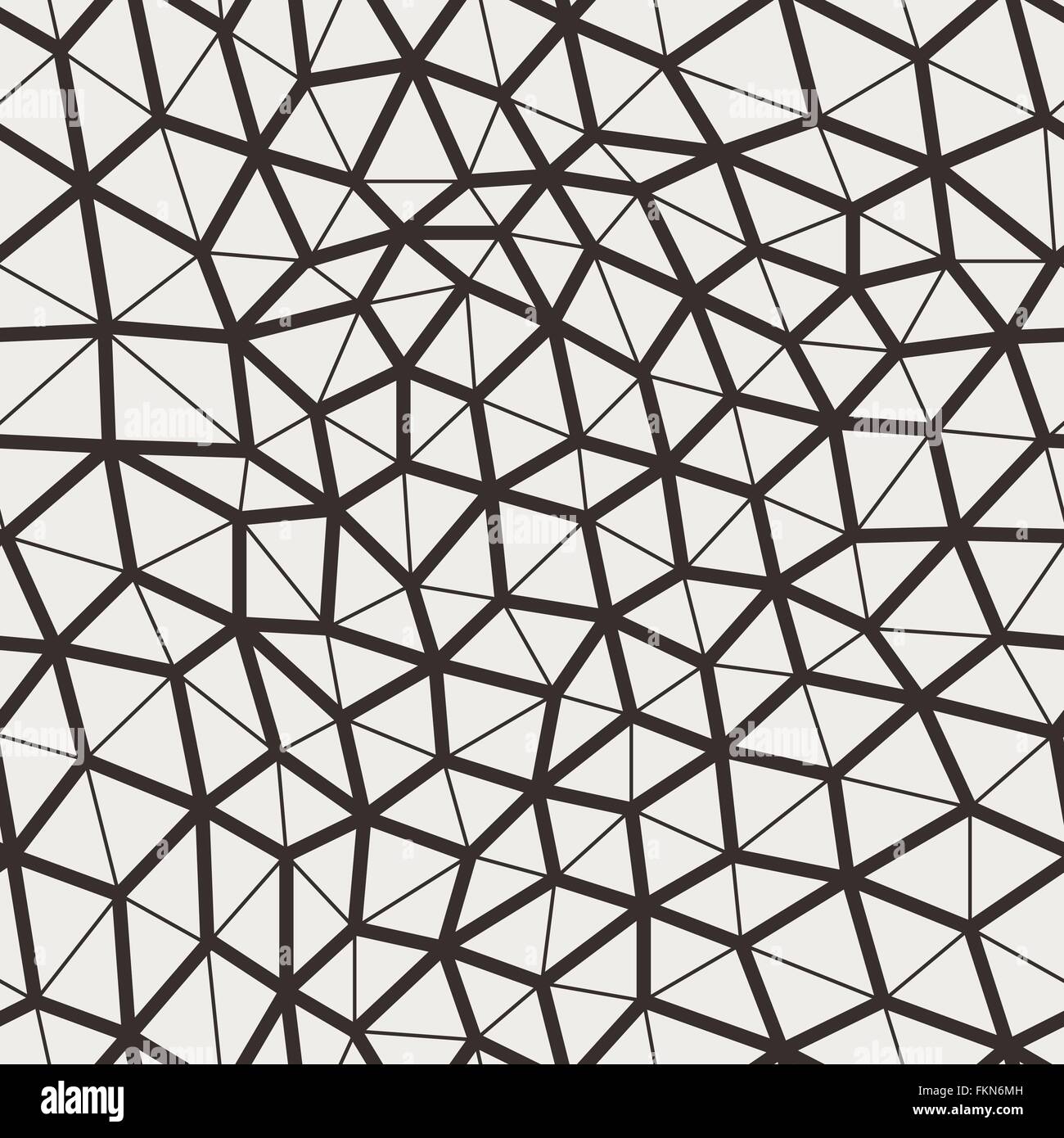 Vector seamless pattern in a grid of polygons with lines Stock Vector ...