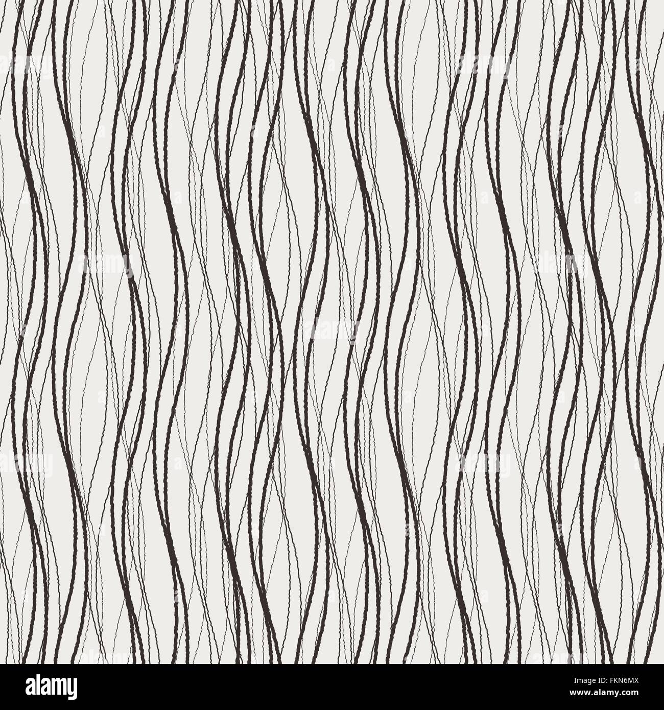 Vector seamless pattern of wavy lines Stock Vector Image & Art - Alamy