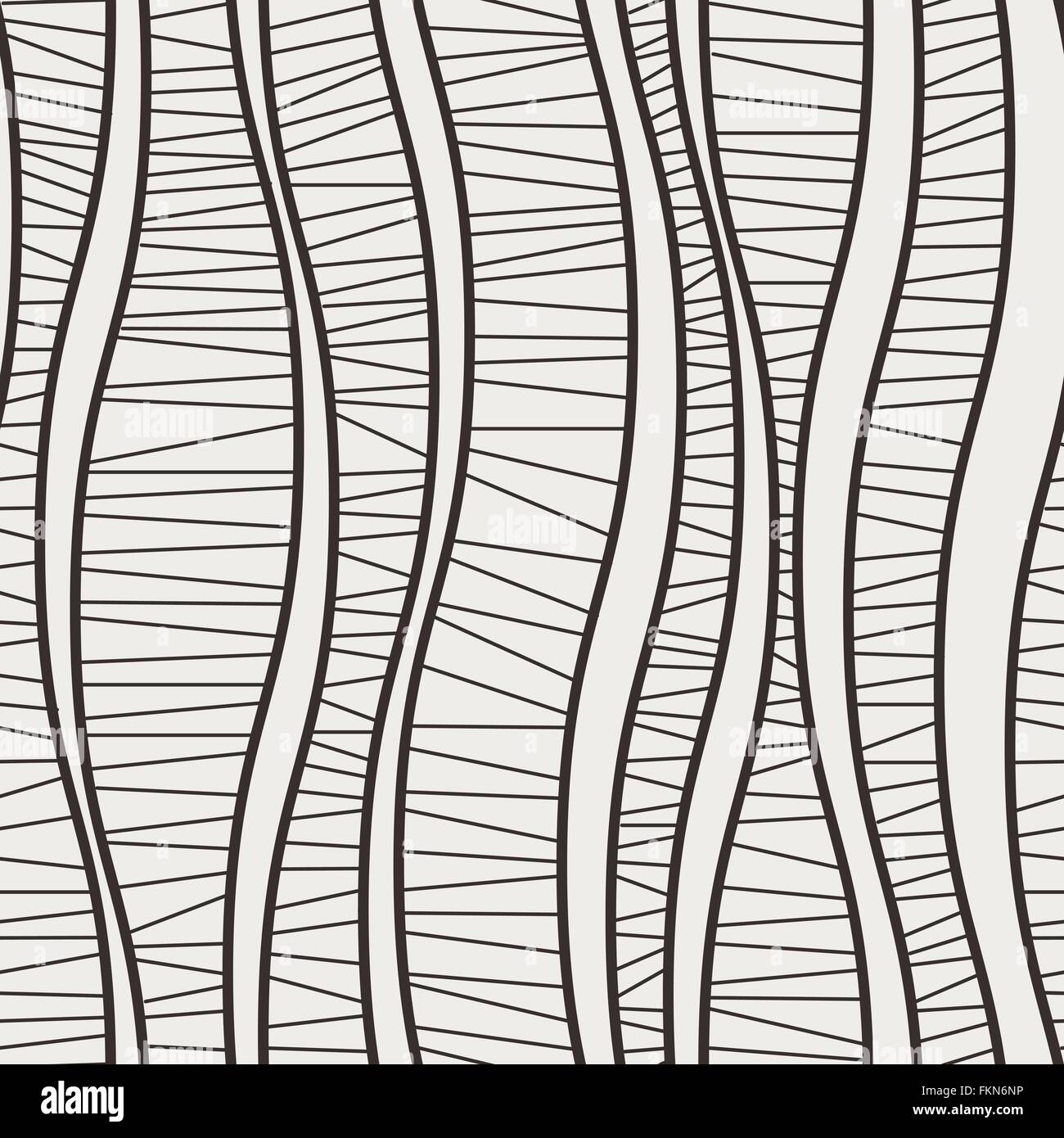 Vector seamless pattern of wavy lines Stock Vector Image & Art - Alamy
