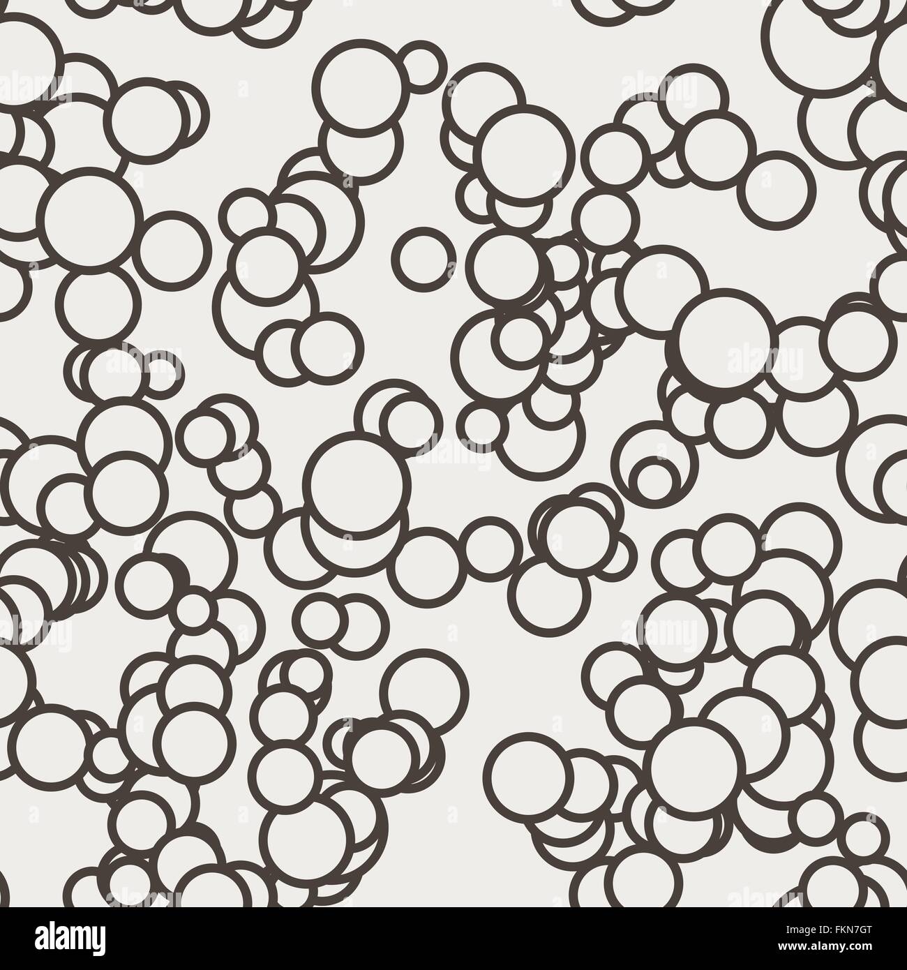 Vector seamless pattern of contour circles Stock Vector Image & Art - Alamy