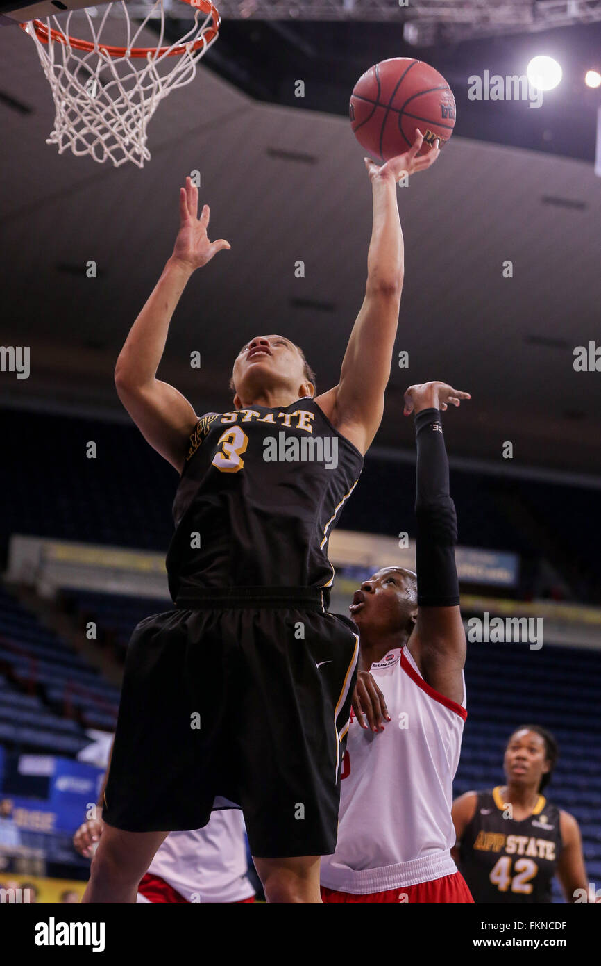 New Orleans, LA, USA. 09th Mar, 2016. Appalachian State Mountaineers ...