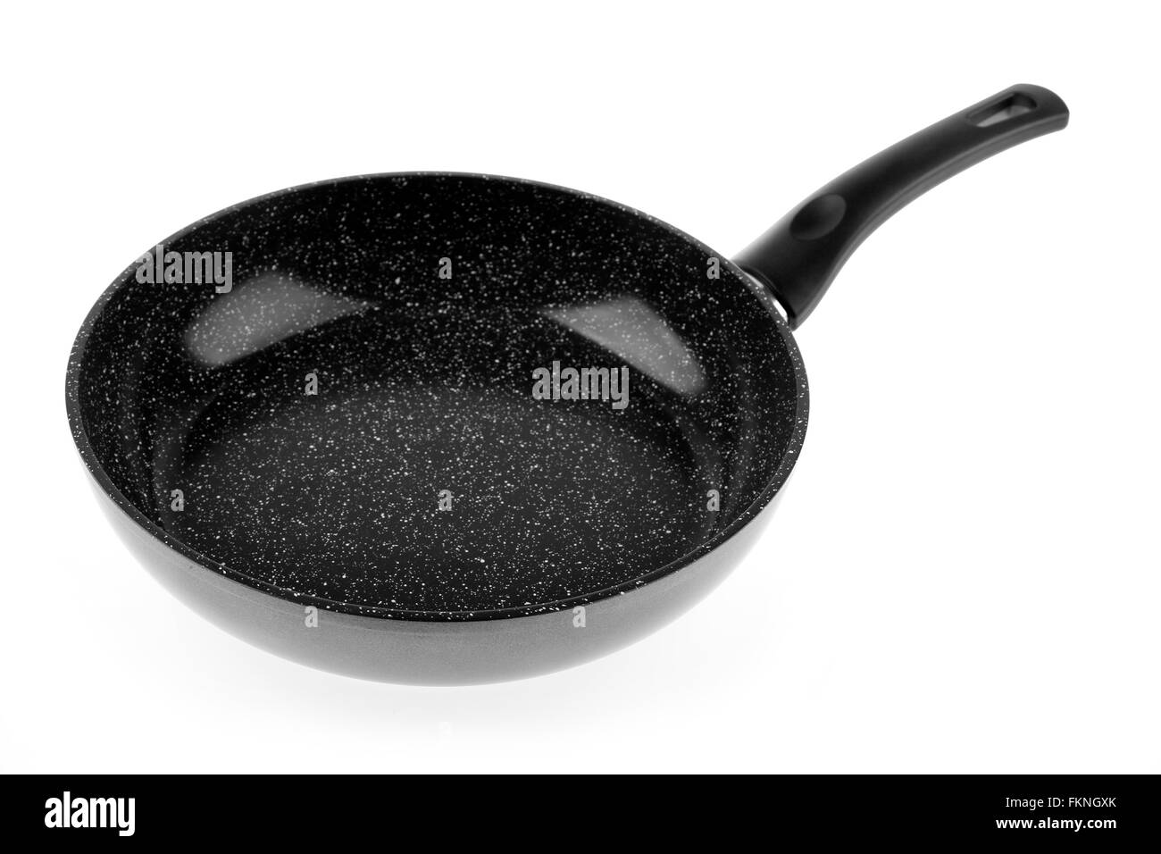 Empty metal frying pan Black and White Stock Photos & Images - Alamy