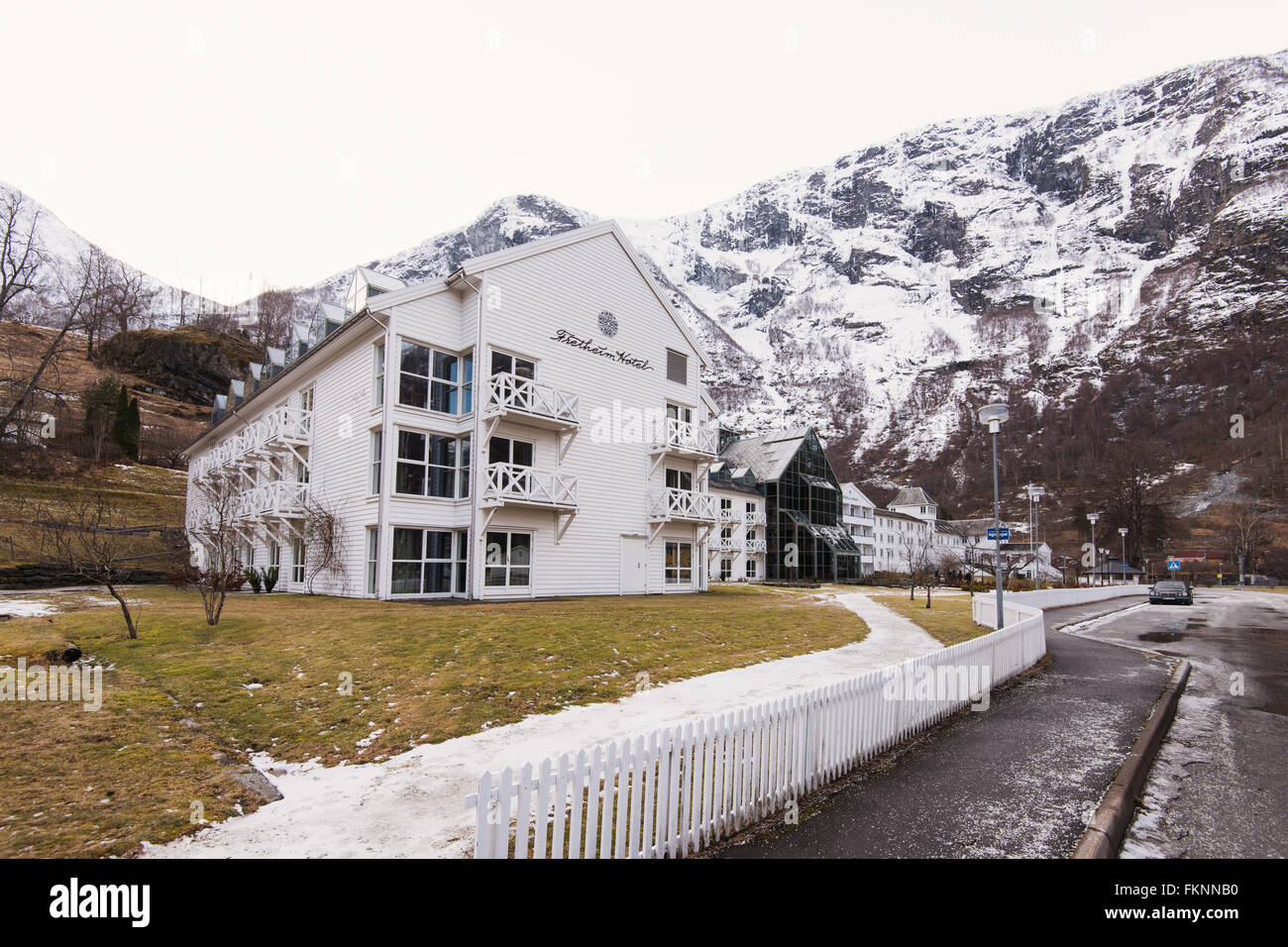The Fretheim Hotel in Flåm, Norway Stock Photo - Alamy