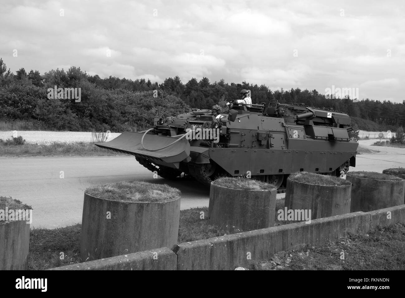 Army vehicle recovery Black and White Stock Photos & Images - Alamy