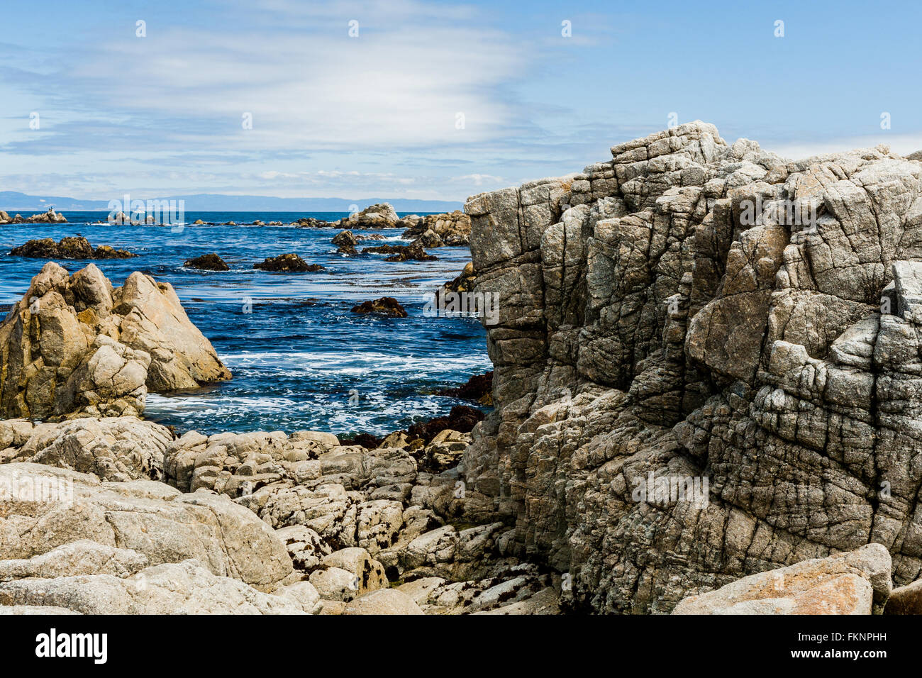 Between Bird Rock and Point Joe, 17 Mile Drive, California, USA - July ...