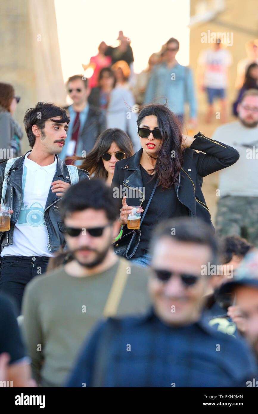 BARCELONA - MAY 30: People at Primavera Sound 2014 Festival (PS14) on ...
