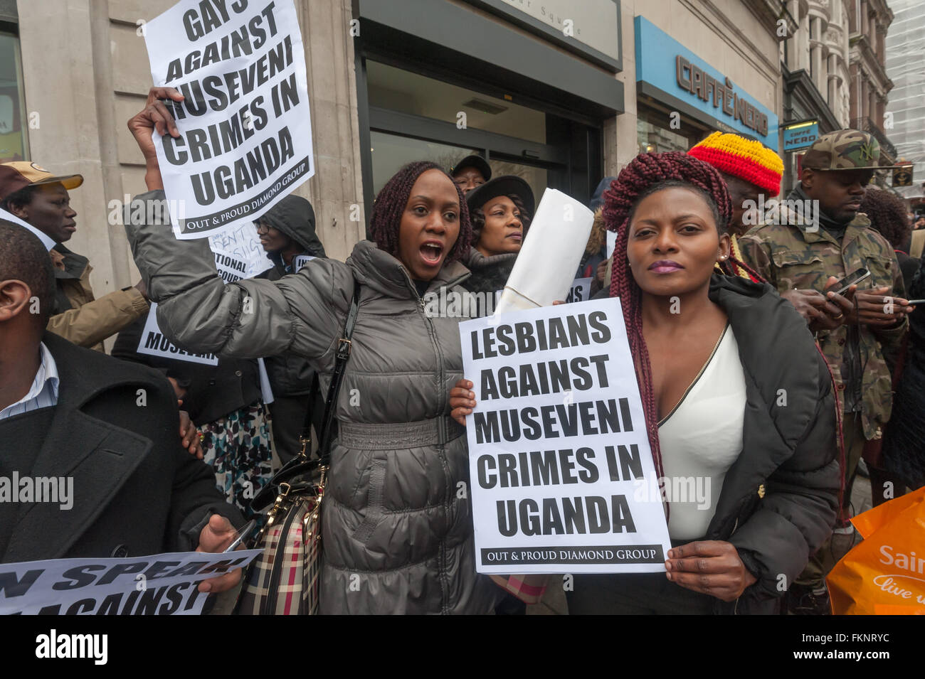 Ugandan protesters hi-res stock photography and images - Alamy