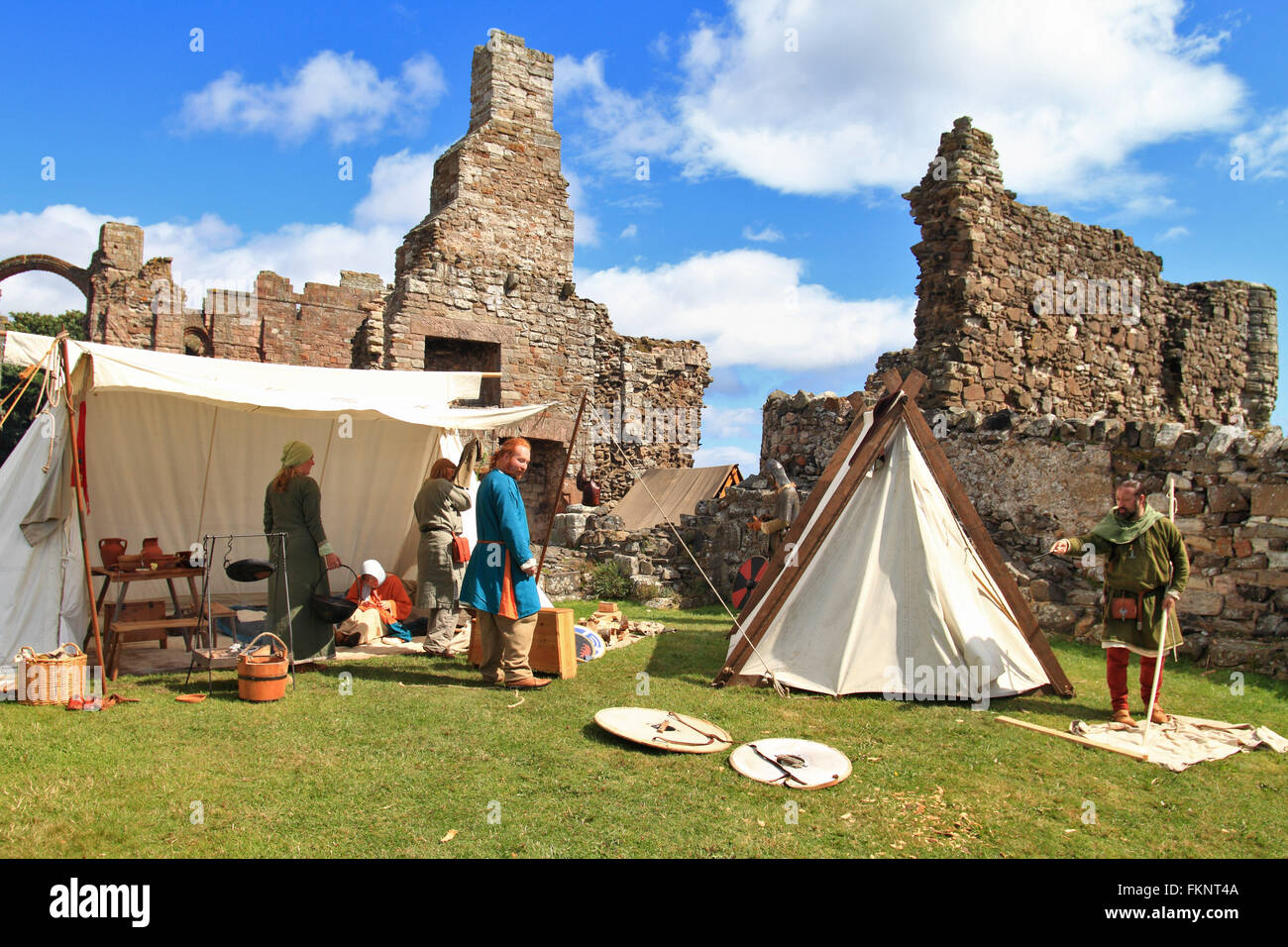 Vikings lindisfarne hi-res stock photography and images - Alamy