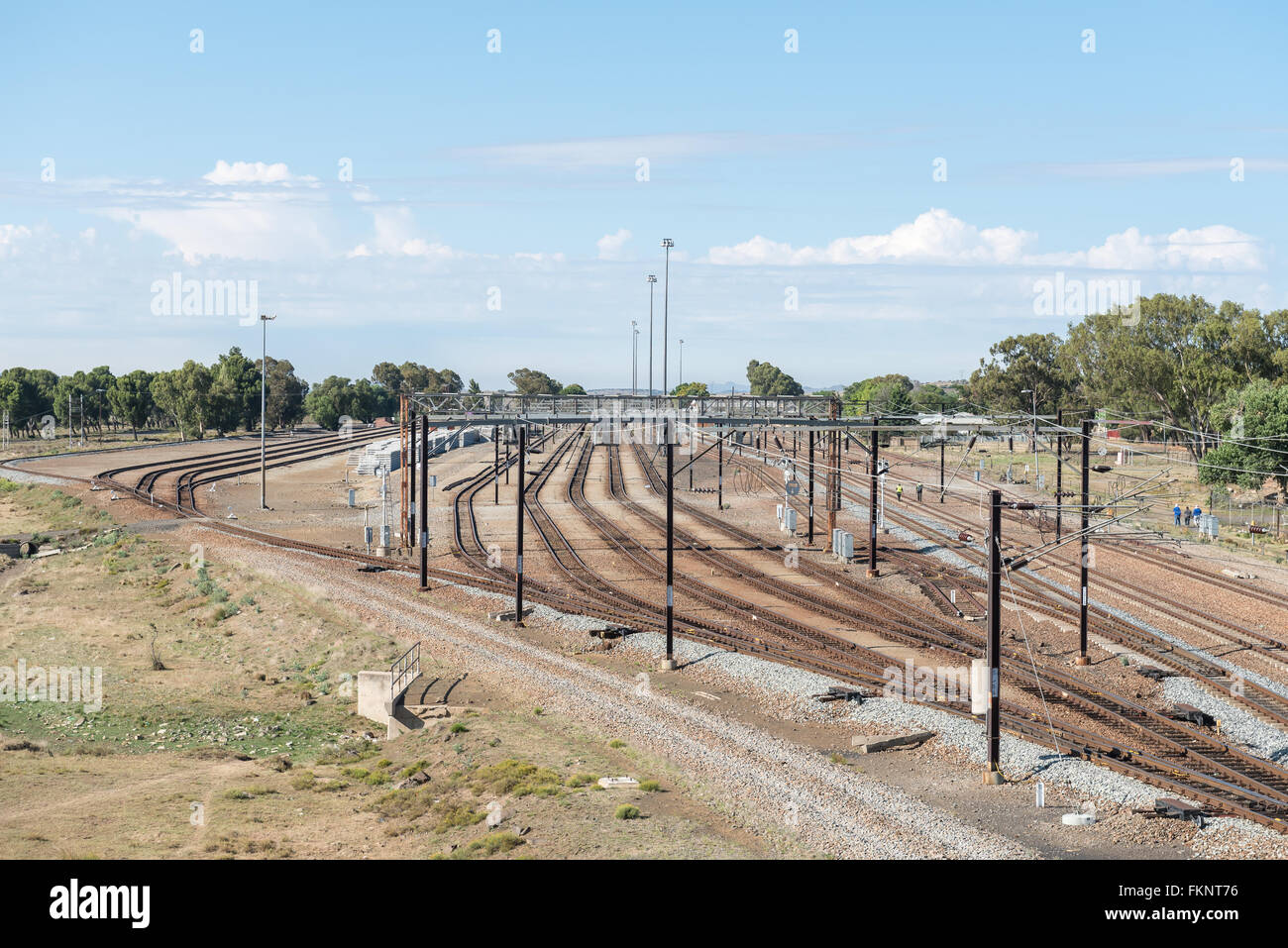 SPRINGFONTEIN, SOUTH AFRICA - FEBRUARY 16, 2016: The station in ...