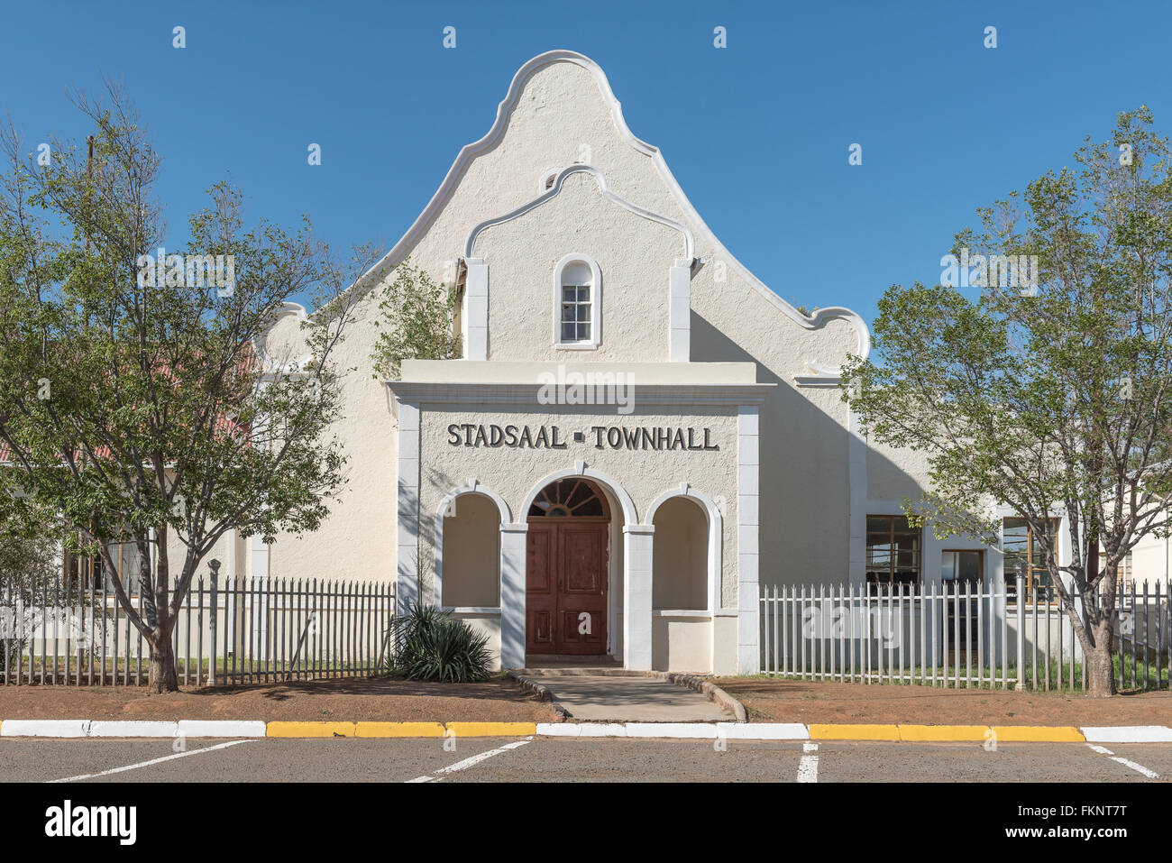 SPRINGFONTEIN, SOUTH AFRICA - FEBRUARY 16, 2016: The Town Hall in ...