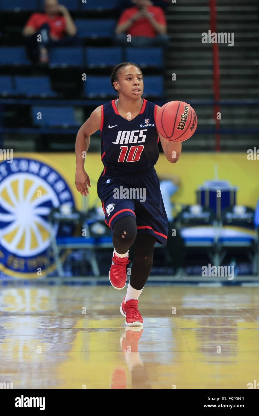 New Orleans, Louisiana, USA. 09th Mar, 2016. South Alabama Jaguars ...