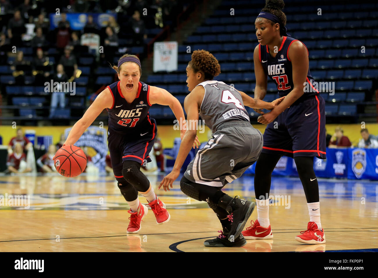 New Orleans, Louisiana, USA. 09th Mar, 2016. South Alabama Jaguars ...