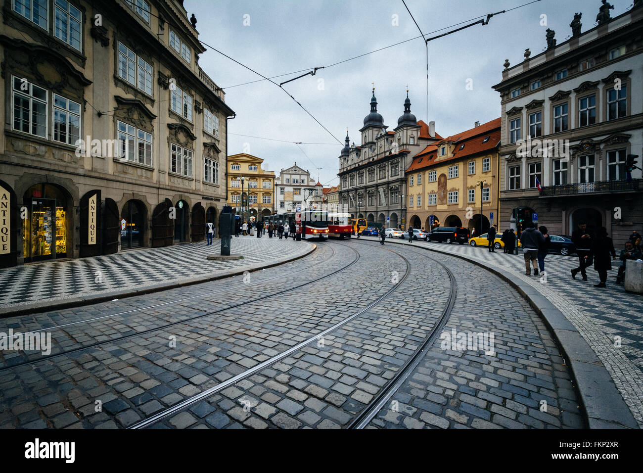 Old czech tram hi-res stock photography and images - Alamy