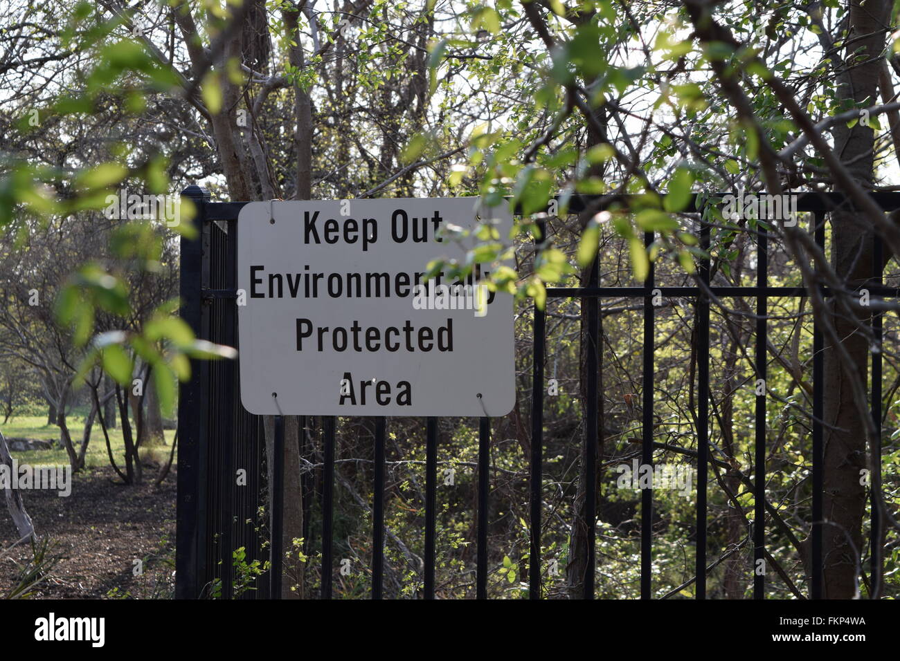 Environmentally protected area near Austin, Texas Stock Photo - Alamy