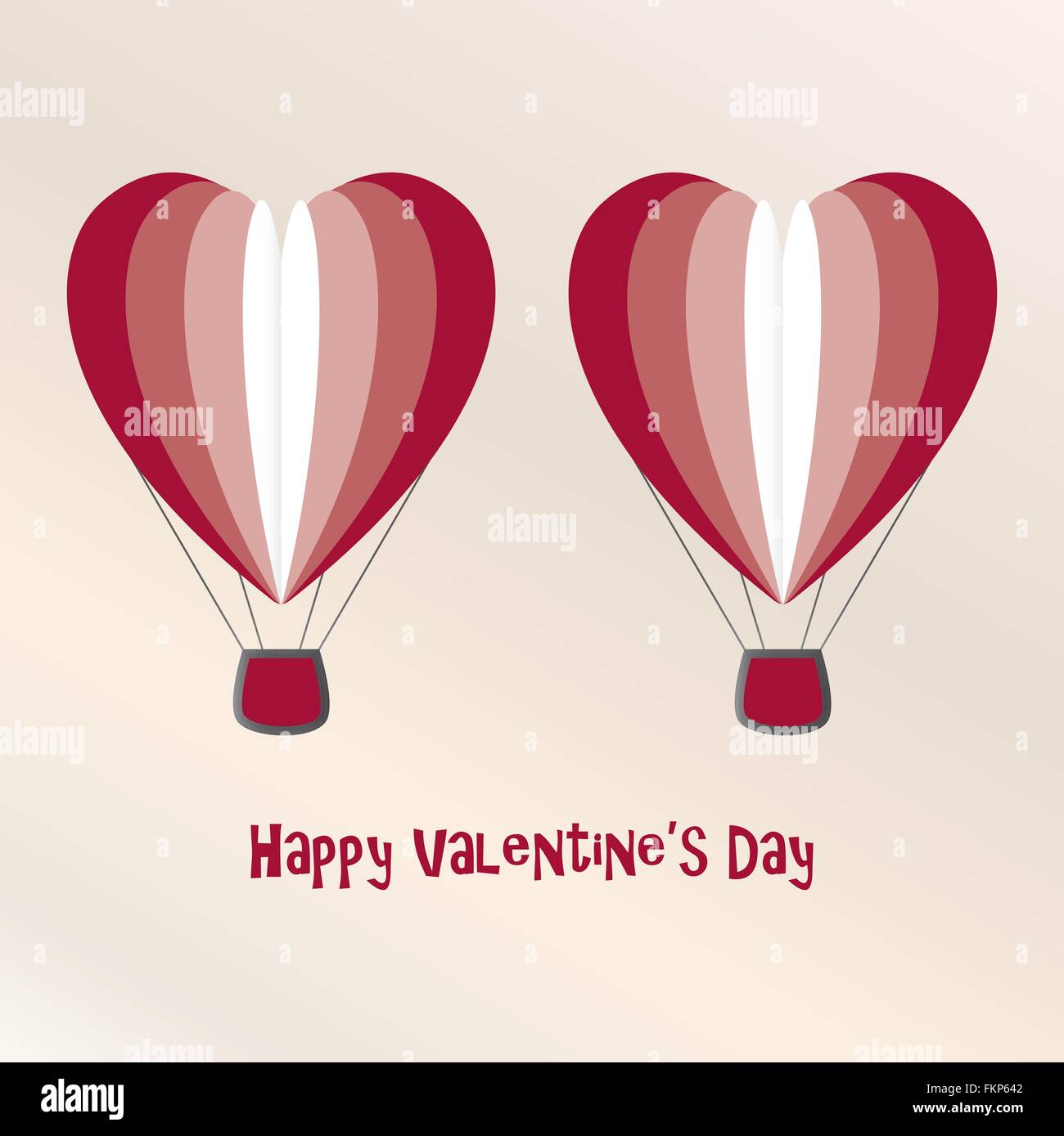 Heart shaped flying balloon Stock Vector Image & Art - Alamy