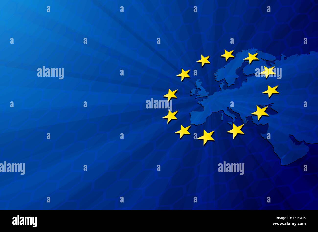 Flag map euro 3d Stock Vector Images - Alamy
